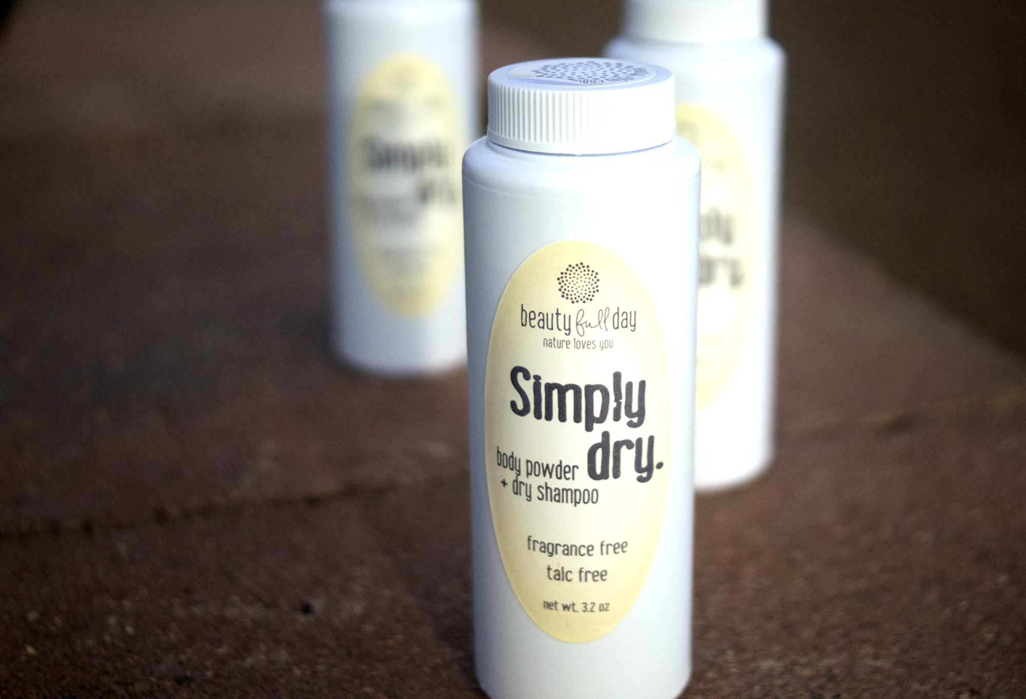 Simply dry! body powder + dry shampoo | Beauty Full Day LLC